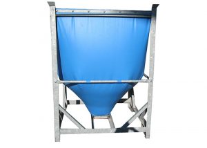 Small folding silo from FaltSilo GmbH - Transportable, stackable, flexible